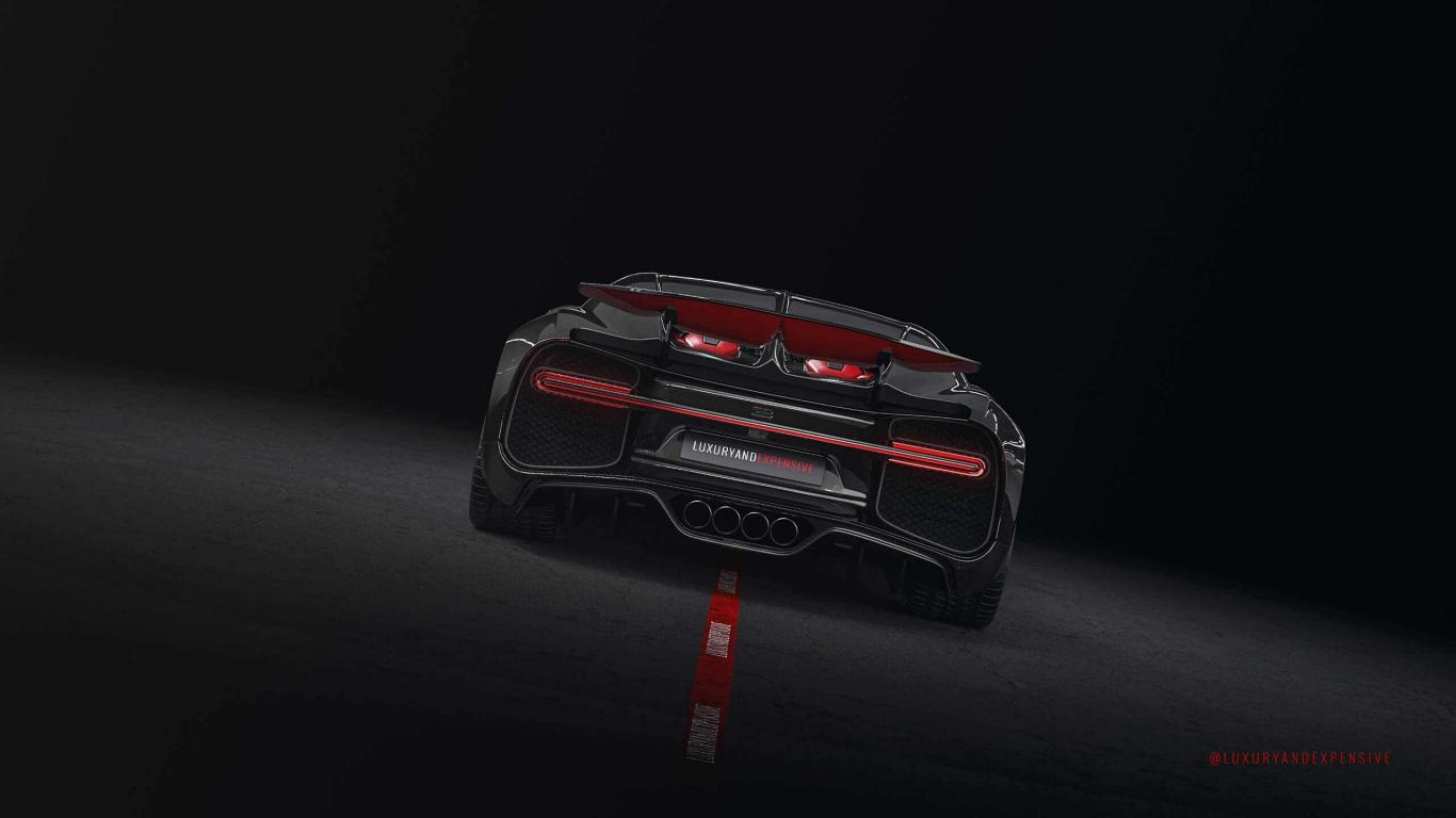 Bugatti Chiron Sport - red - 600 km - Sky View Roof